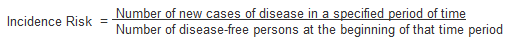 Numerators, denominators and populations at risk | Health Knowledge